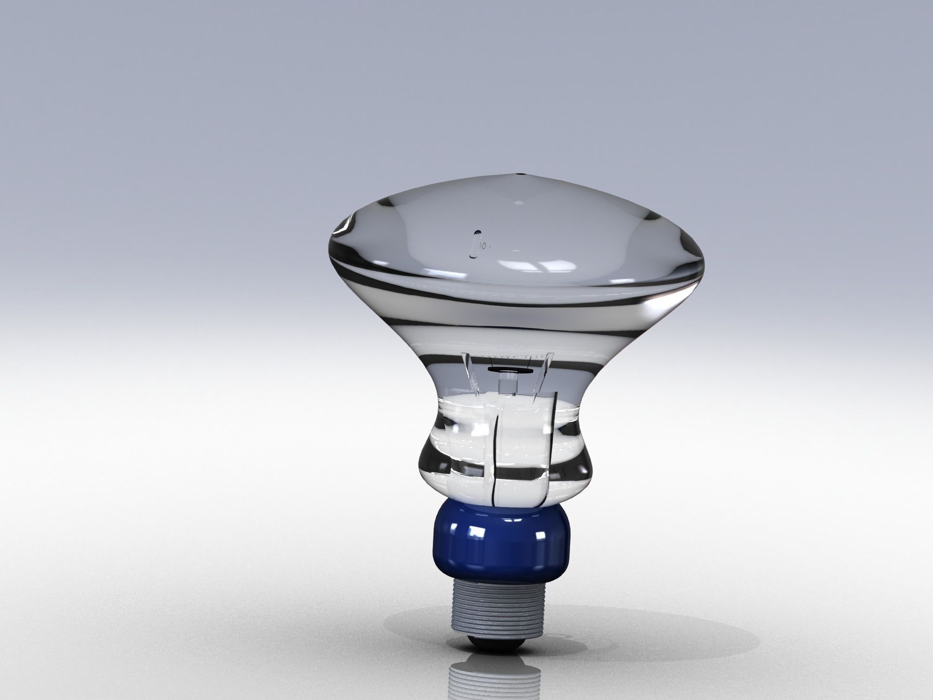 Bulb glass light free 3D model | CGTrader