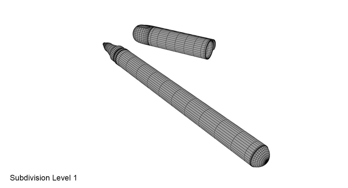 Marker 3D model | CGTrader