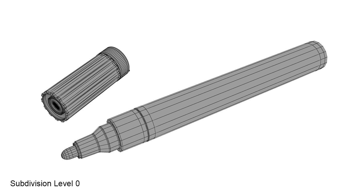 Marker 3D model | CGTrader