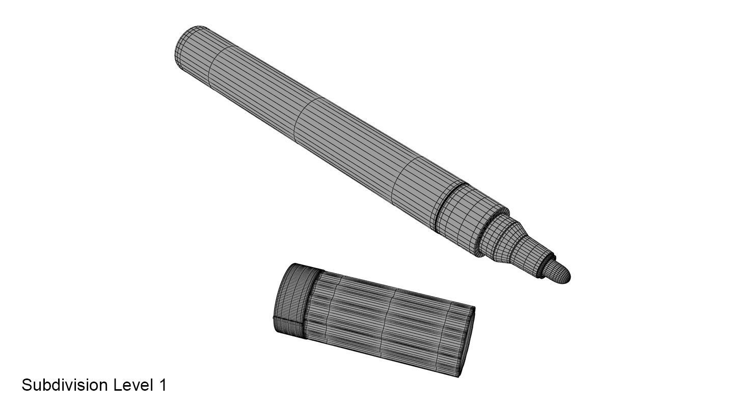 Marker 3D model | CGTrader