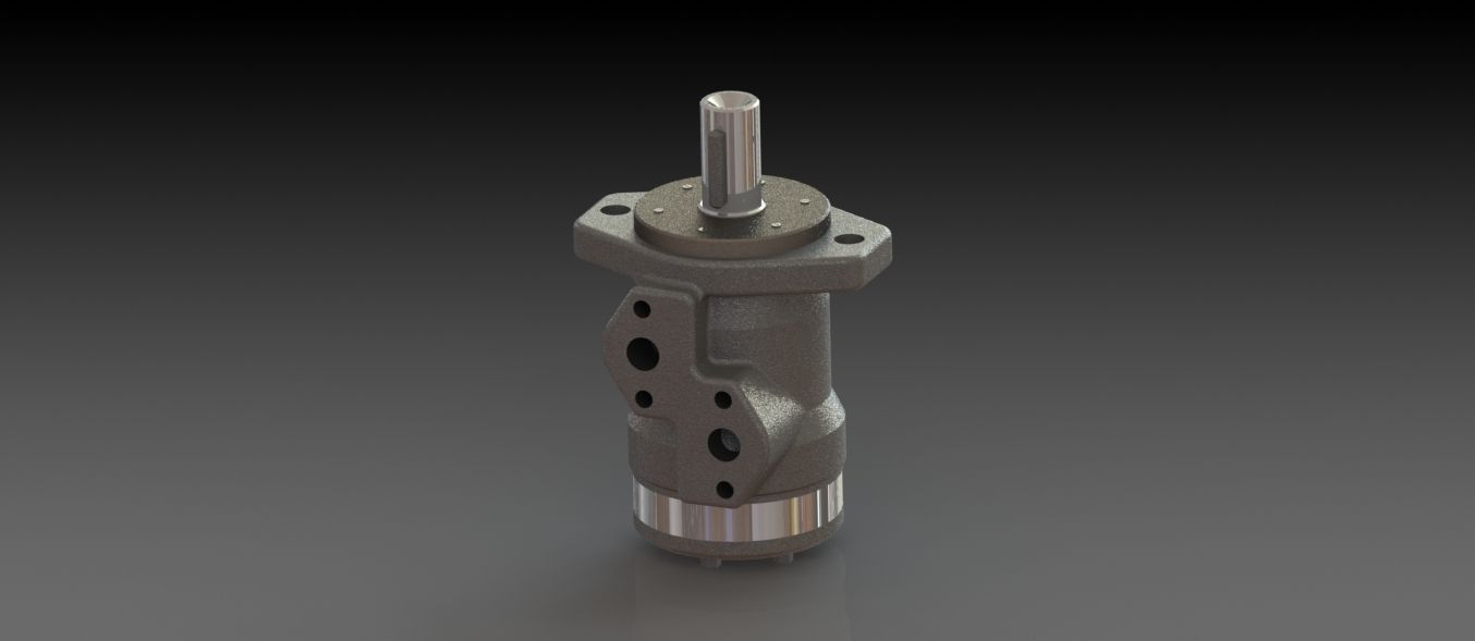 Sauer Danfoss OMP125 Hydraulic Pump free 3D model | CGTrader