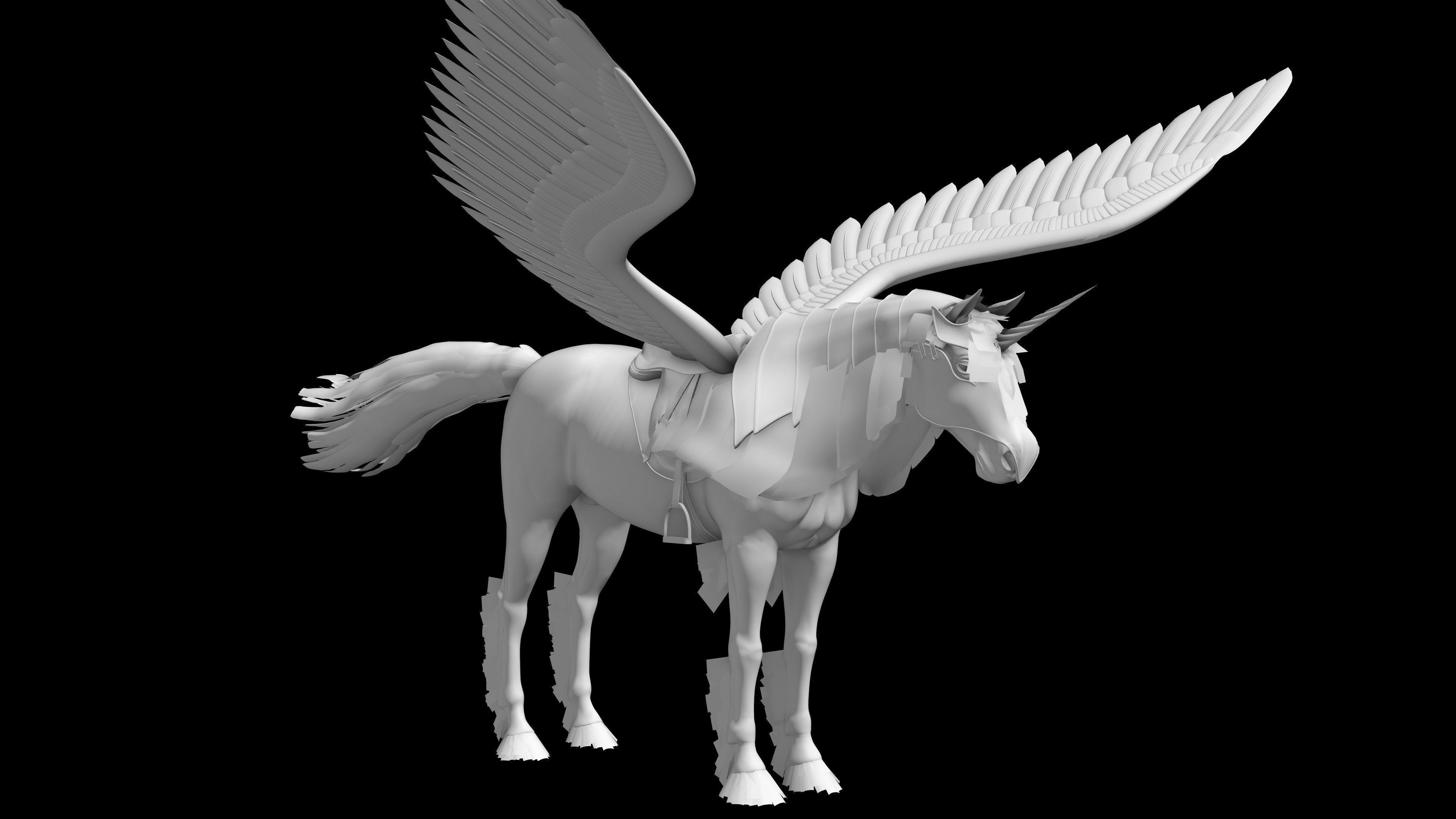 She-Ra And SwiftWind 3D model animated rigged | CGTrader