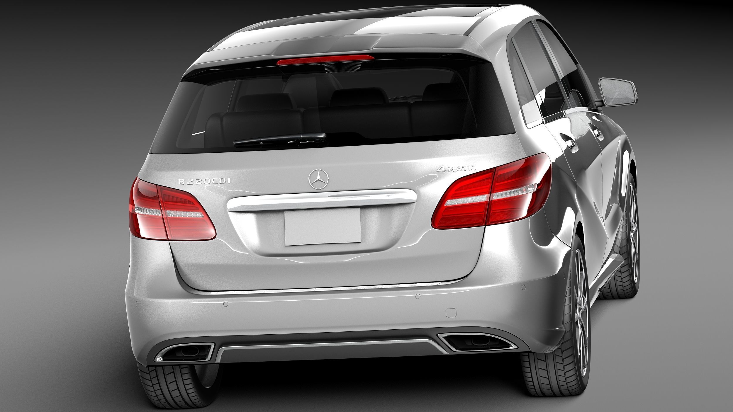 Mercedes-Benz B-Class 2015 3D model | CGTrader