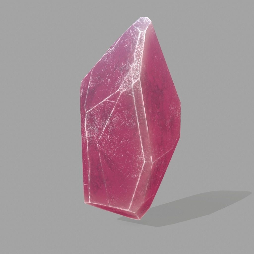 3D model crystal ruby VR / AR / low-poly | CGTrader
