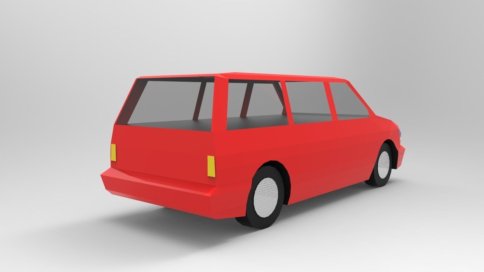 Mini Van free 3D model | CGTrader