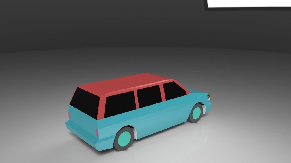 Mini Van free 3D model | CGTrader