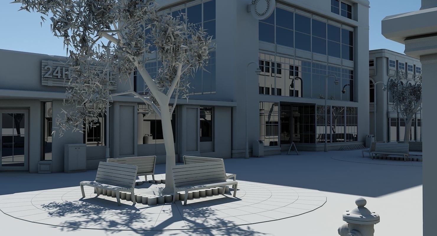 Shopping Center 3D Model 3D model | CGTrader