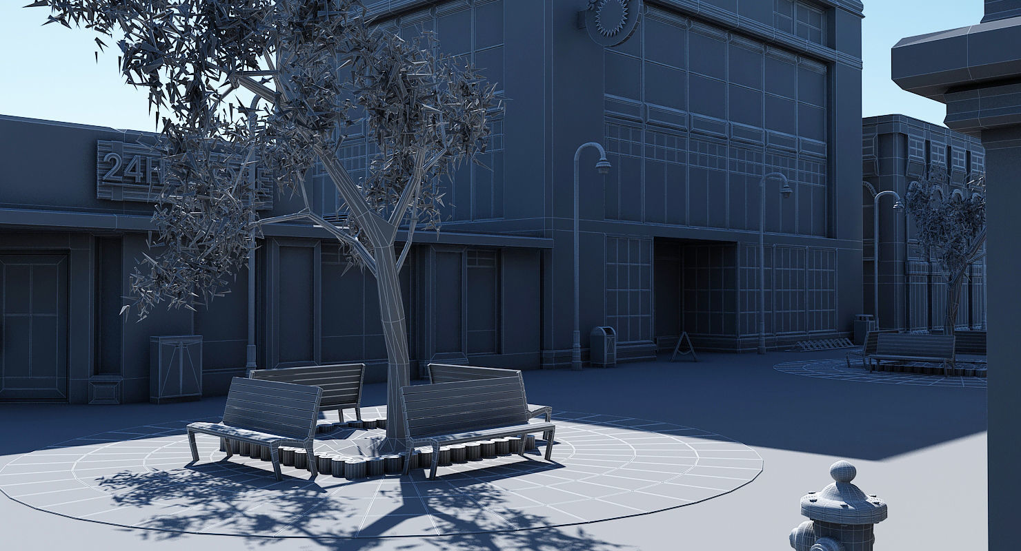Shopping Center 3D Model 3D model | CGTrader