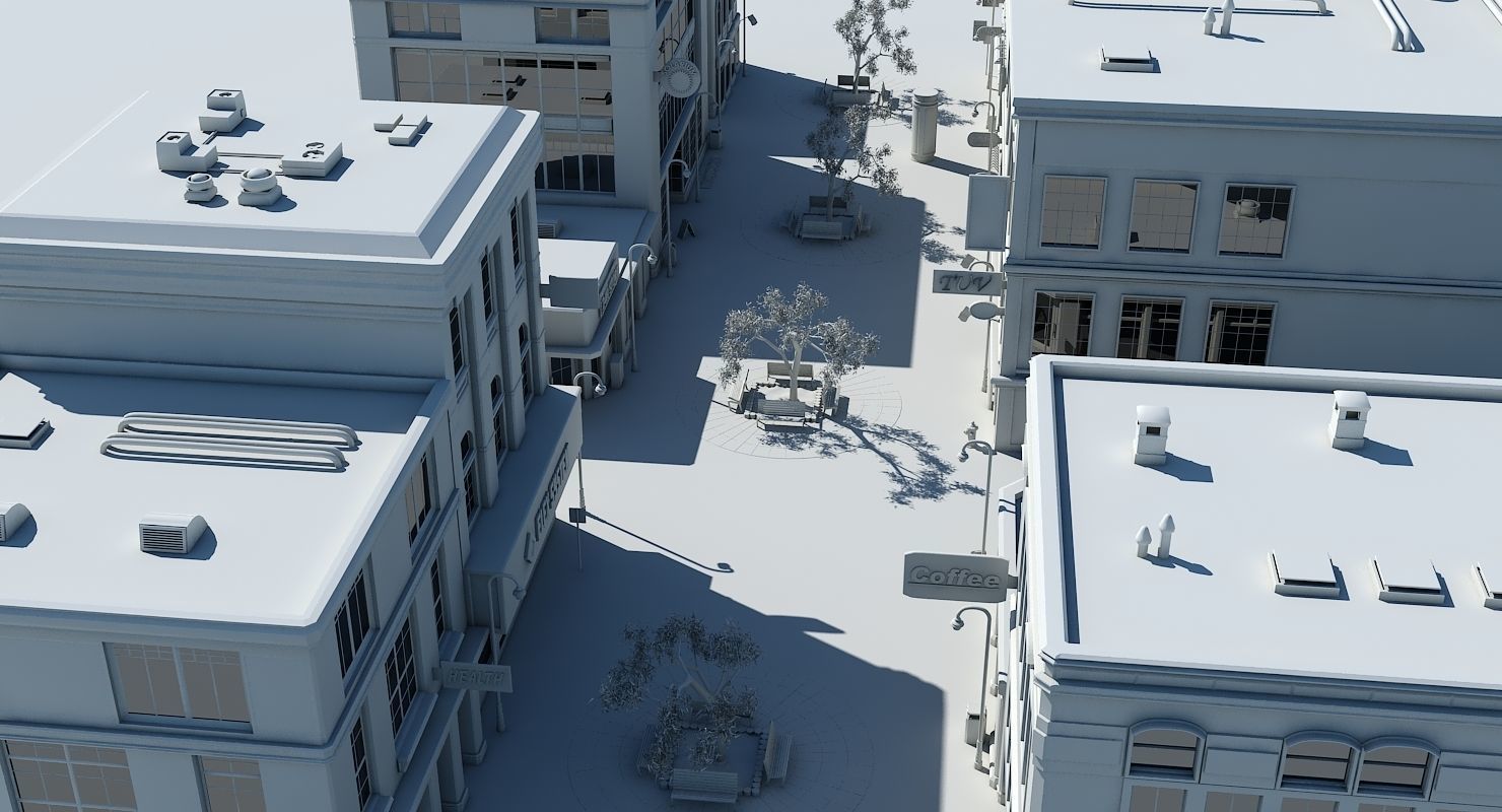 Shopping Center 3D Model 3D model | CGTrader