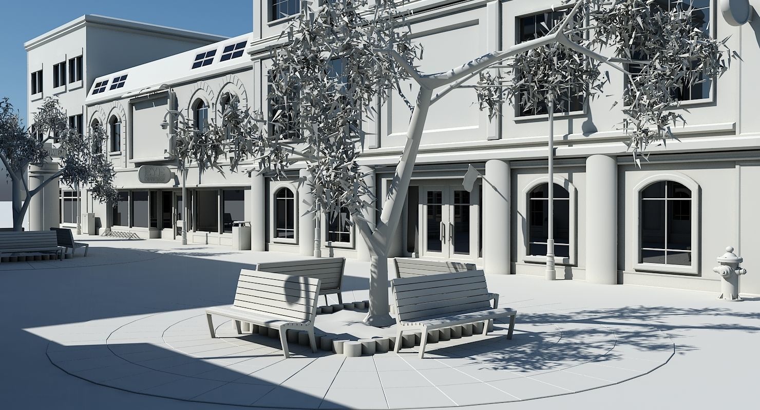 Shopping Center 3D Model 3D model | CGTrader