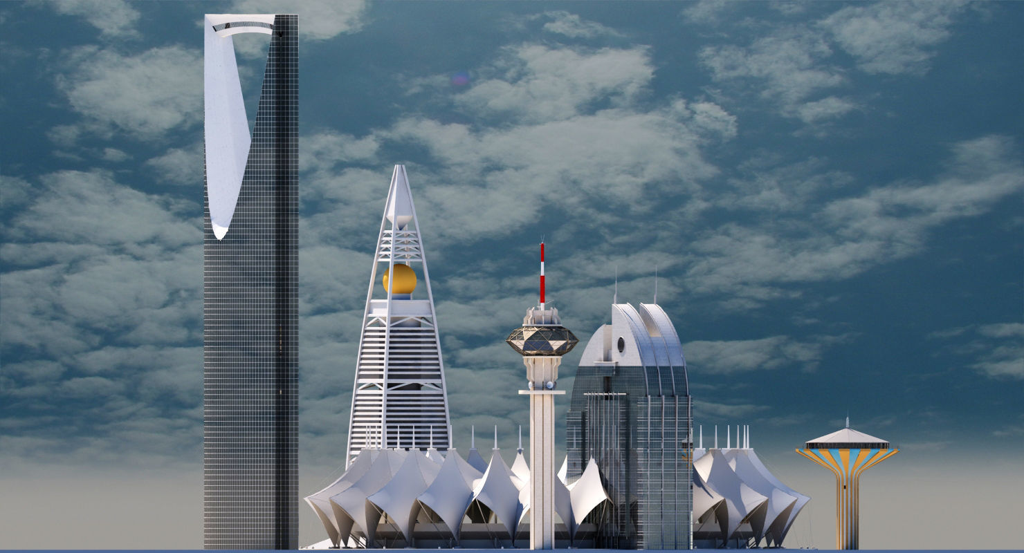 Riyadh Skyscrapers 3D model | CGTrader