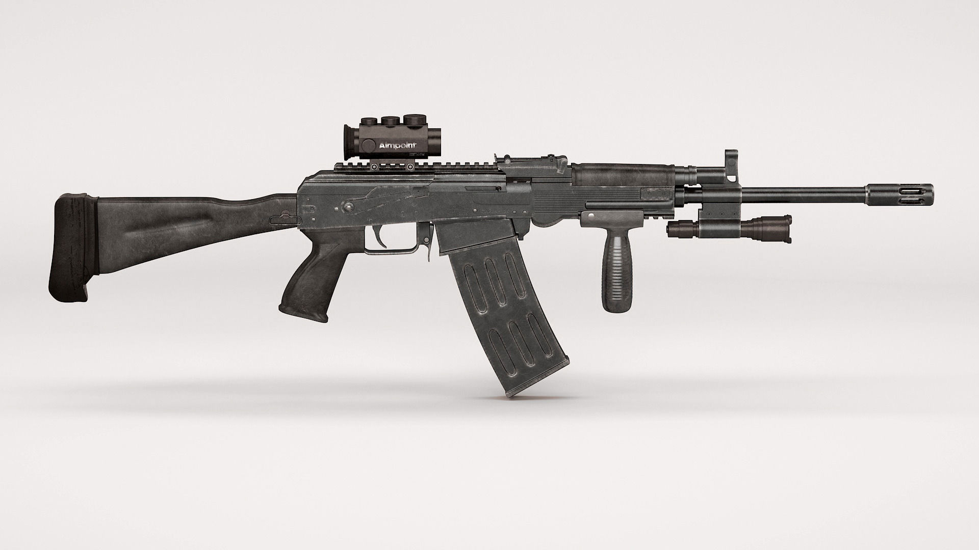 Sayga-12K rifle 3D model | CGTrader