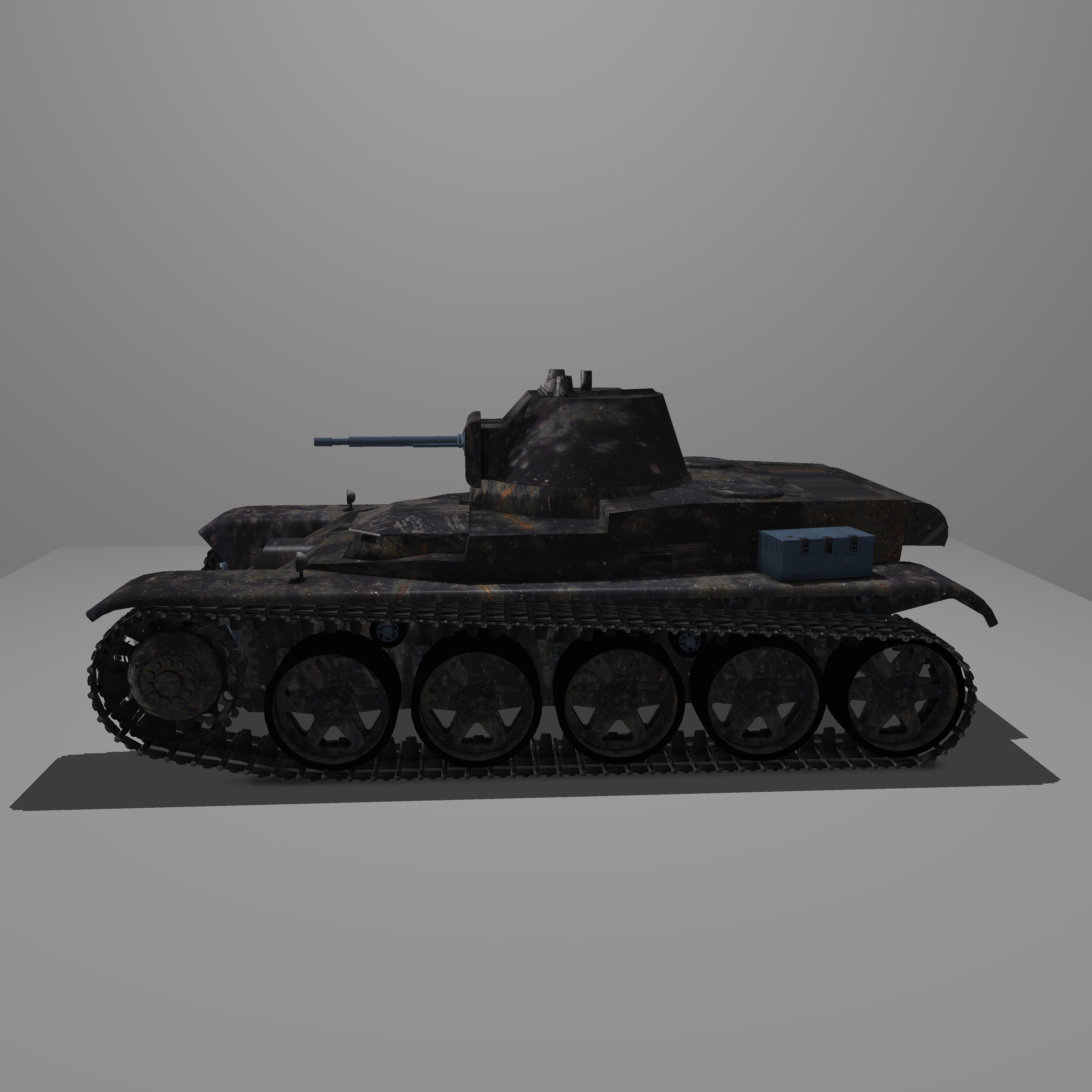 swedish tank L601 3D model | CGTrader