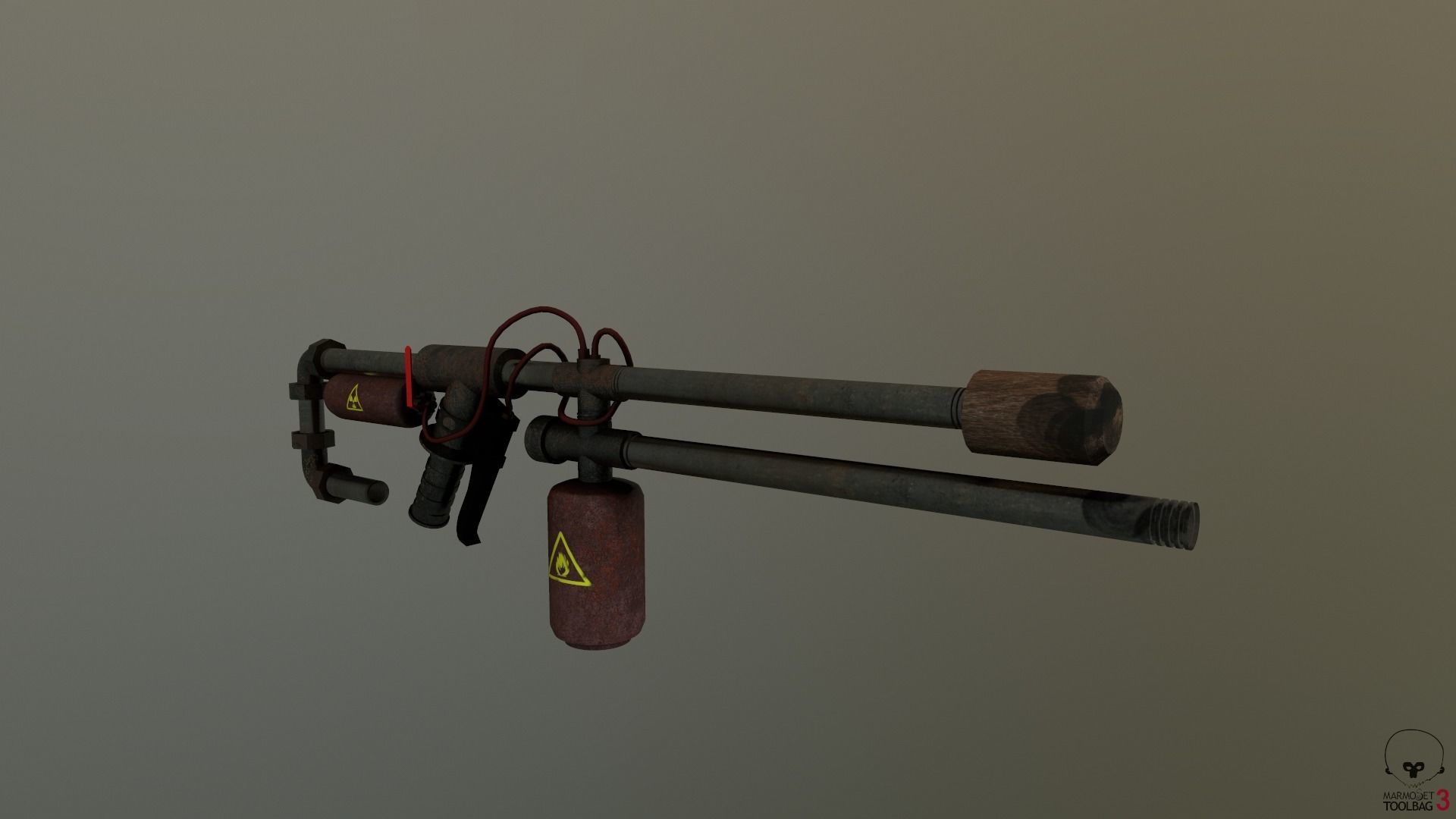 Flame Thrower free VR / AR / low-poly 3D model | CGTrader