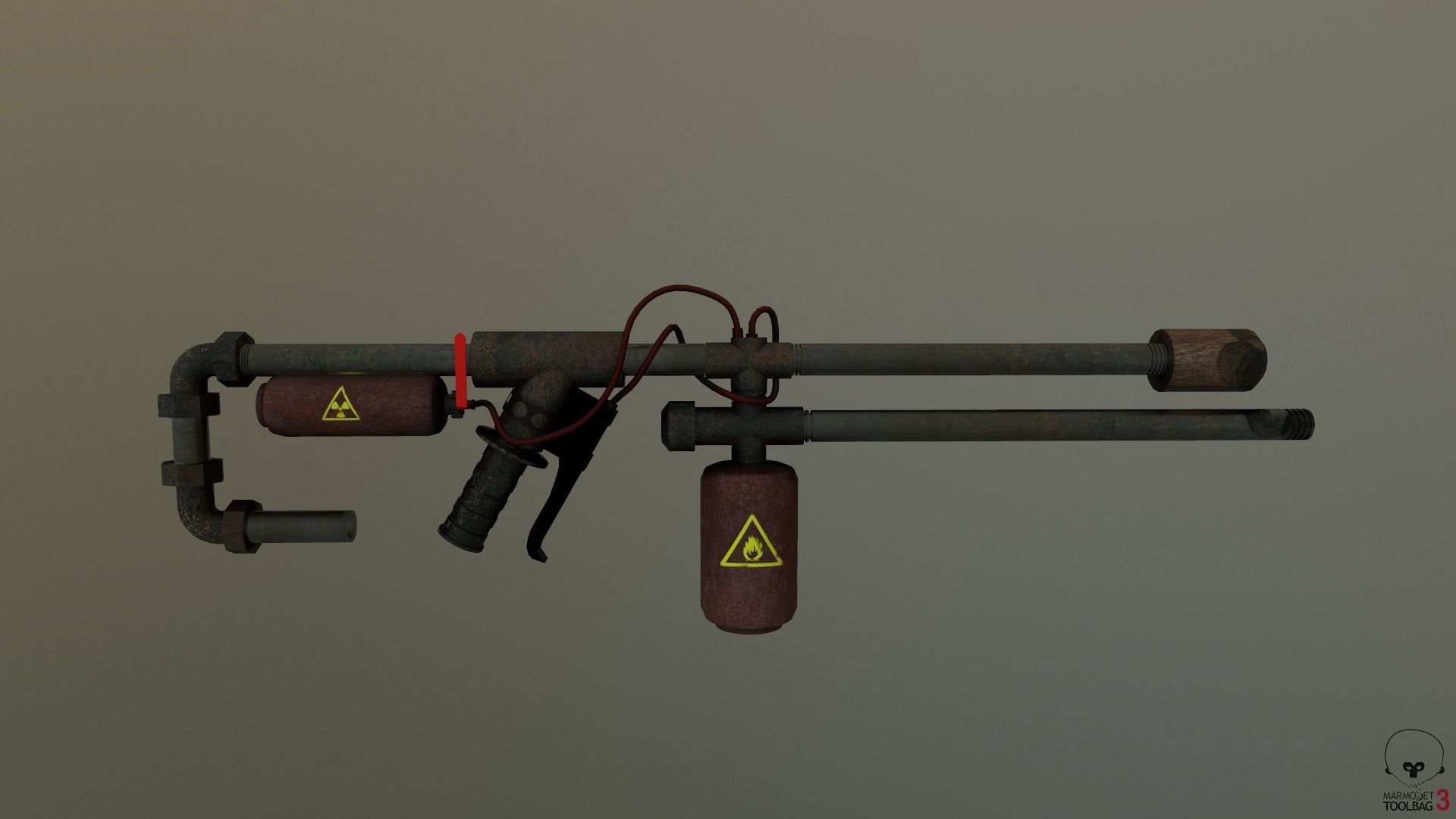 Flame Thrower free VR / AR / low-poly 3D model | CGTrader