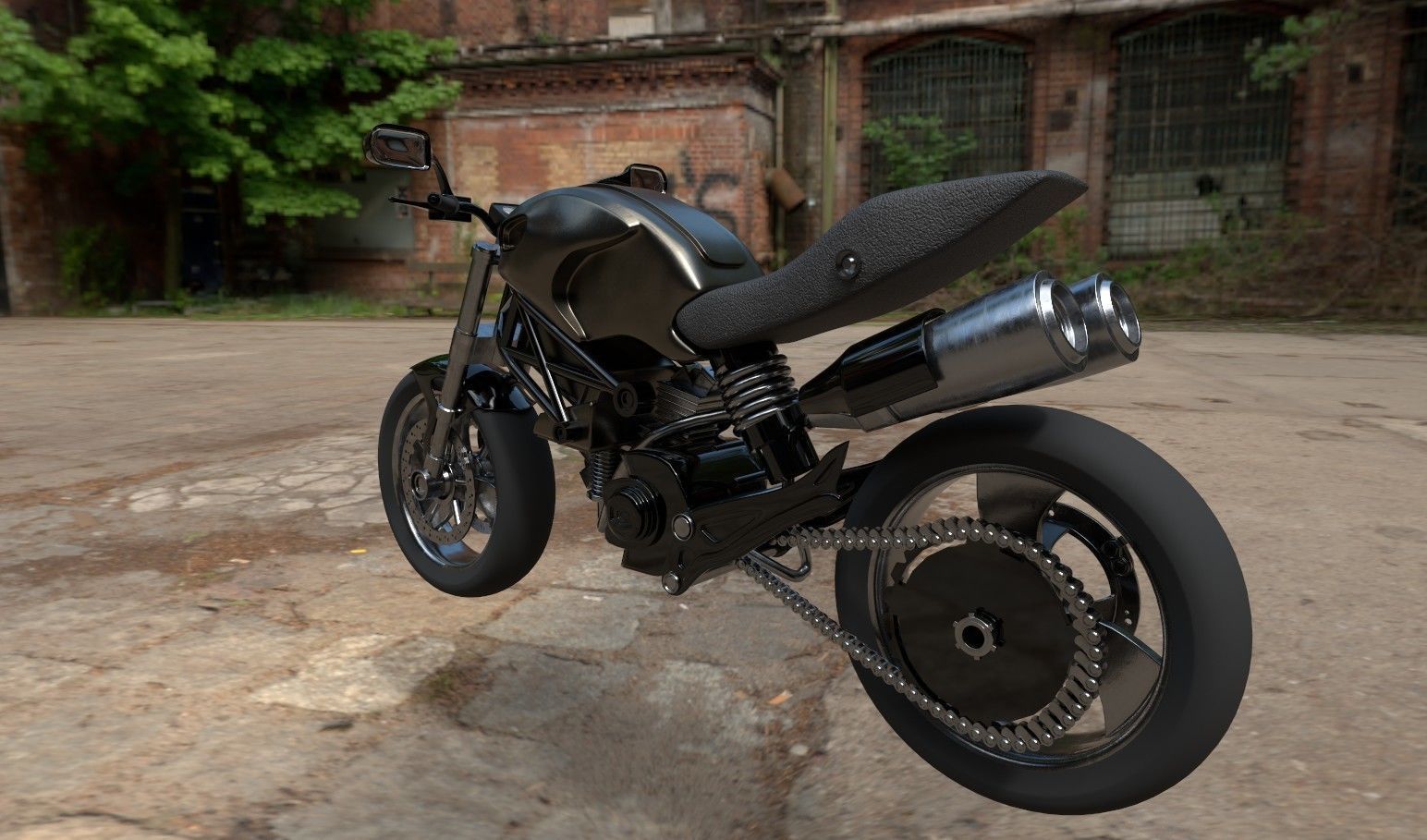 Bike1 gta san andreas motorcycle free 3D model | CGTrader