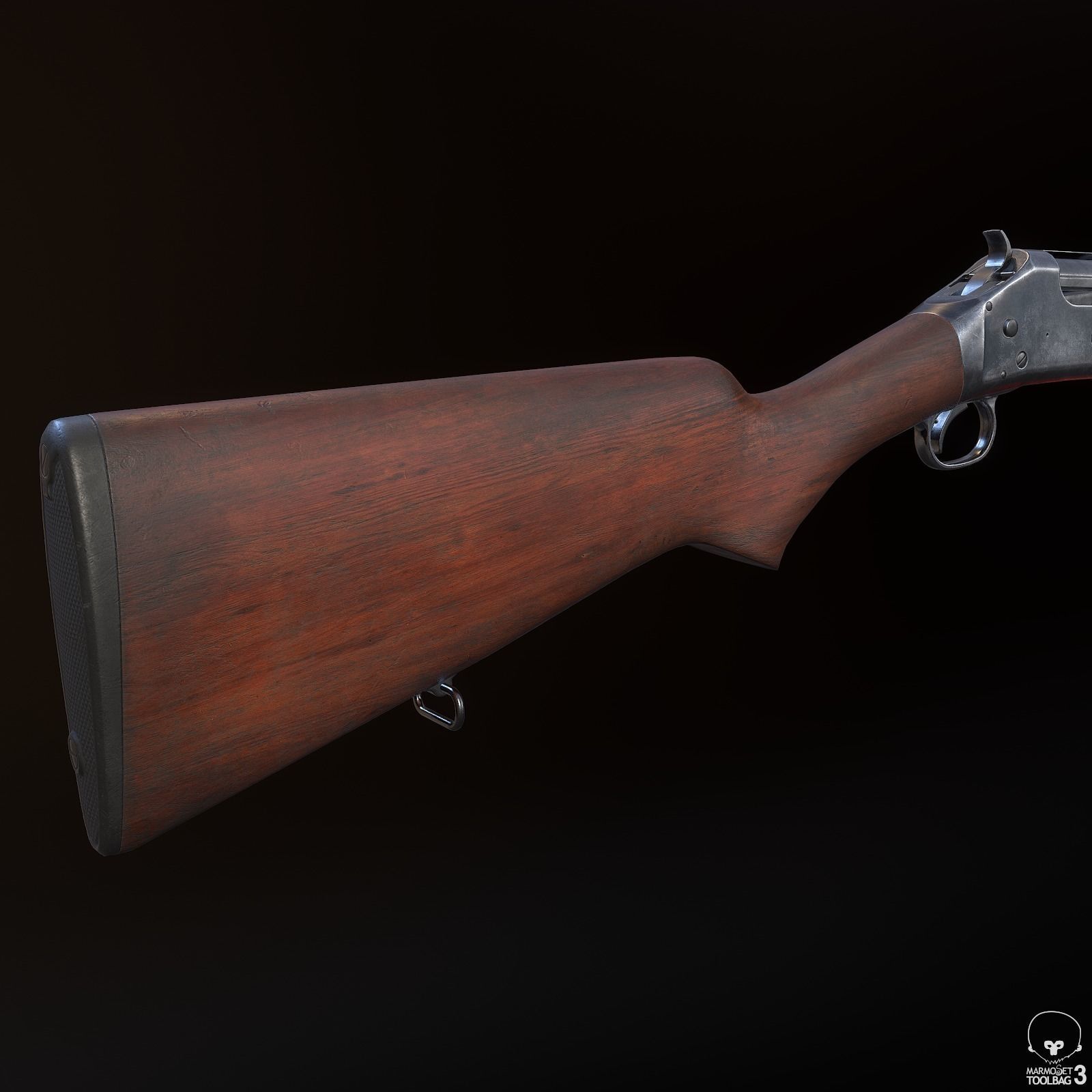 3D model M1897 Trench Gun VR / AR / low-poly | CGTrader