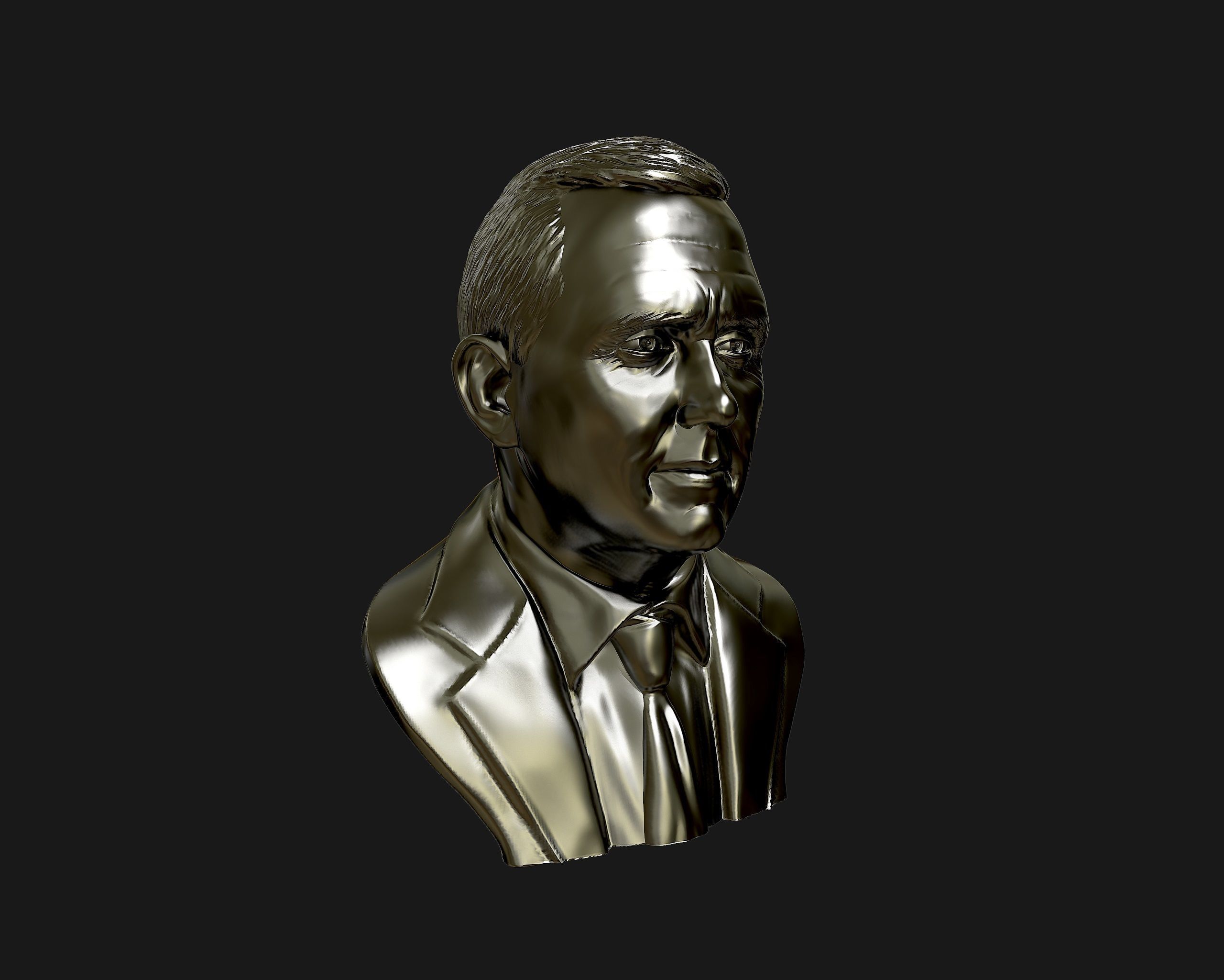 Mike Pence bust sculpture 3D model 3D printable | CGTrader