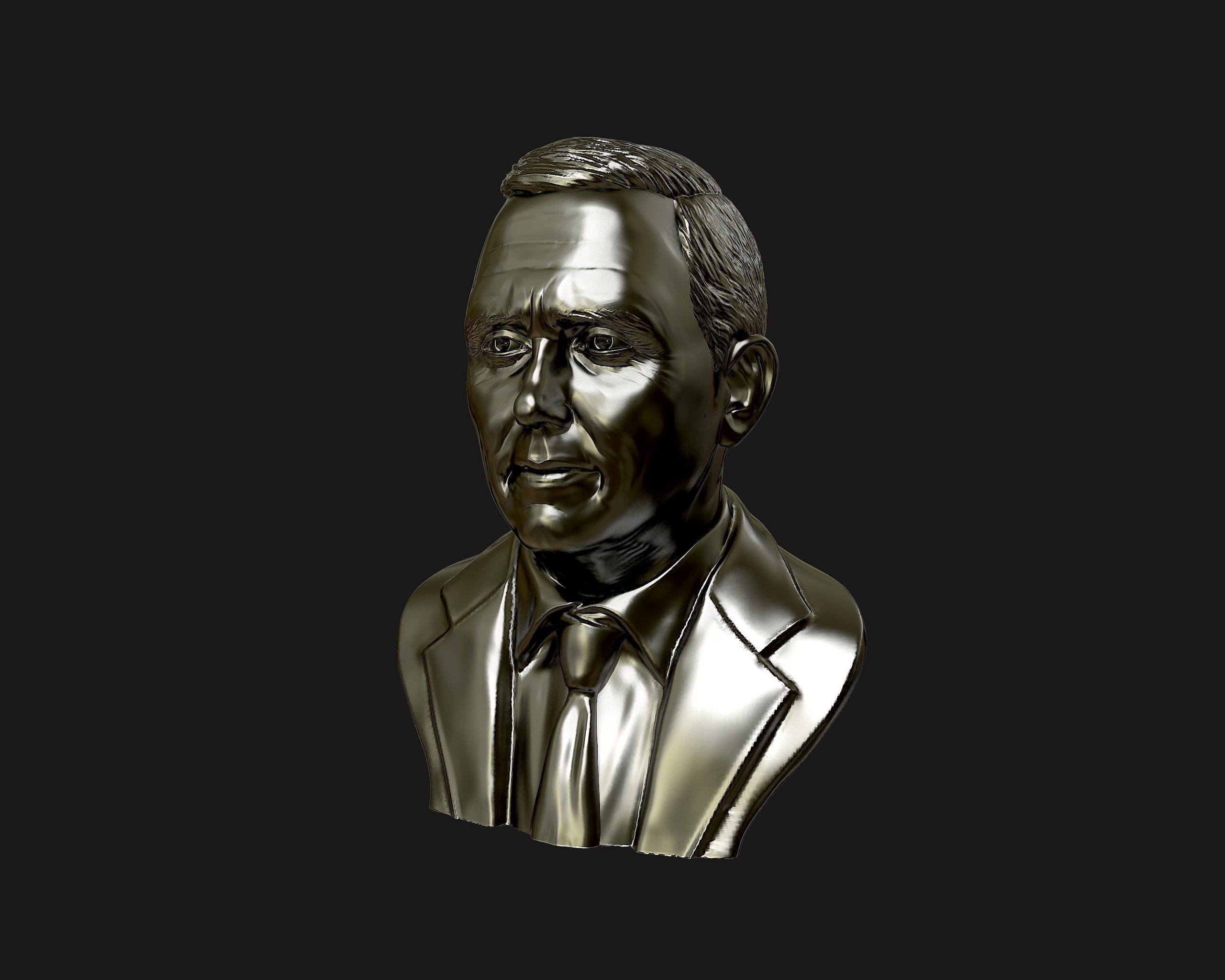 Mike Pence bust sculpture 3D model 3D printable | CGTrader