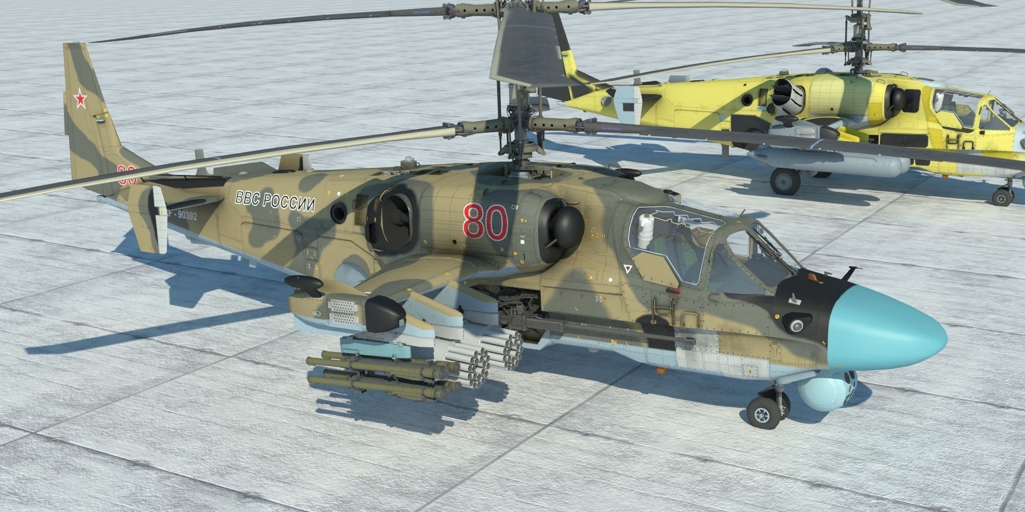 3D model Russian attack helicopter Kamov Ka-52 Hokum B Alligator 3D ...