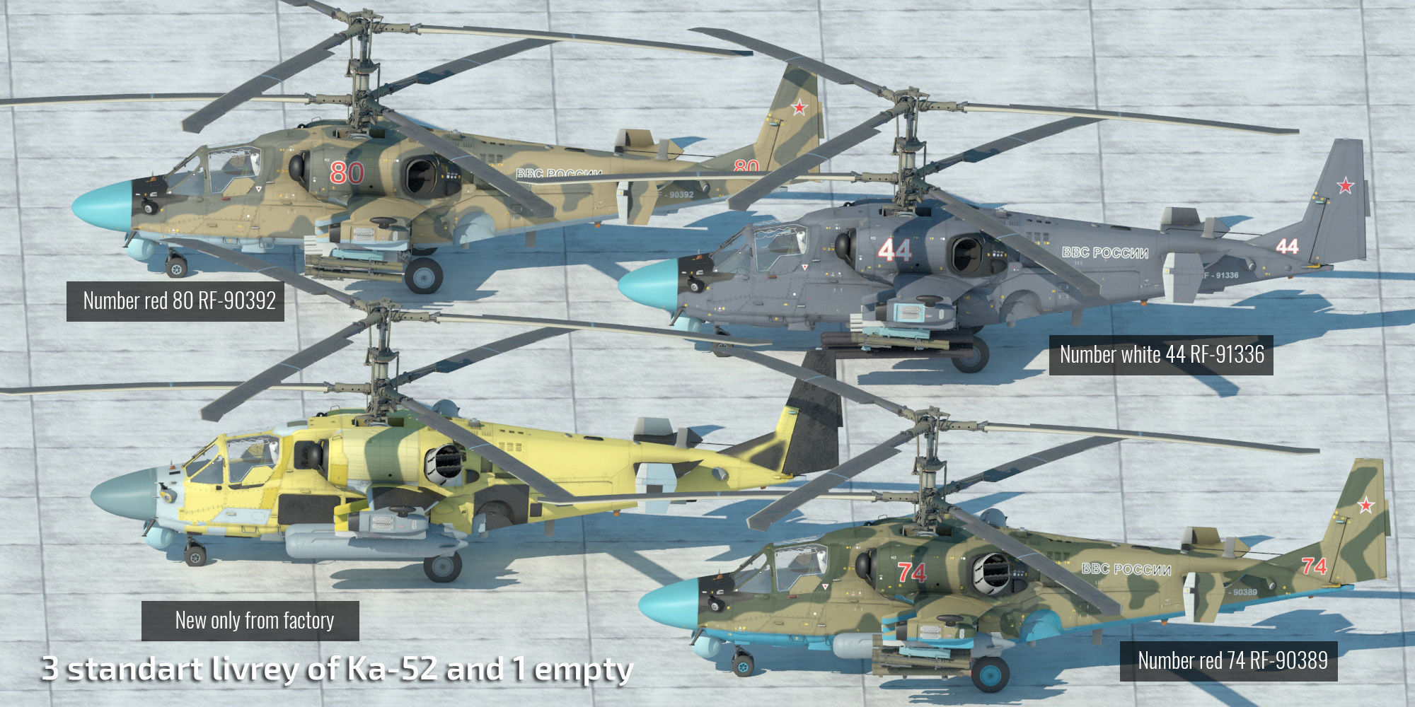 3D model Russian attack helicopter Kamov Ka-52 Hokum B Alligator 3D ...