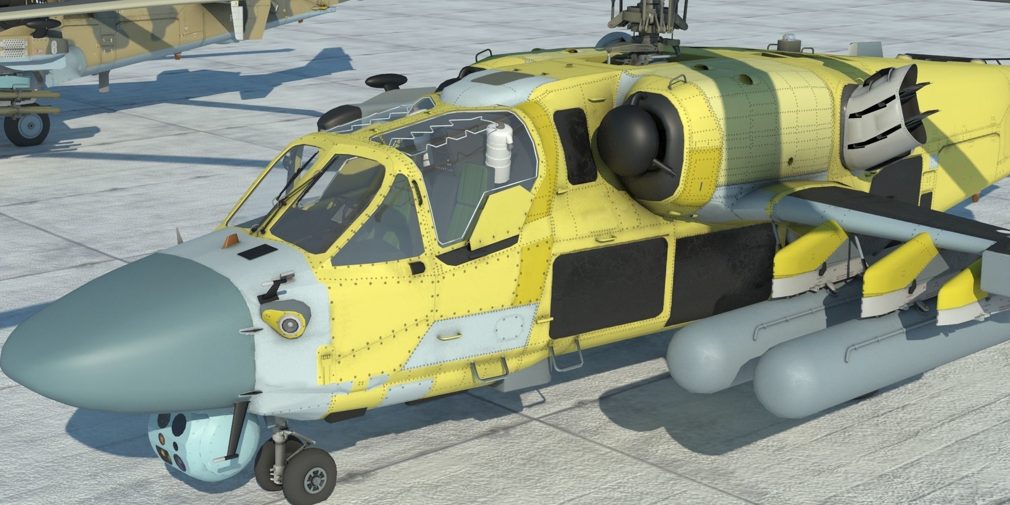 3D model Russian attack helicopter Kamov Ka-52 Hokum B Alligator 3D ...