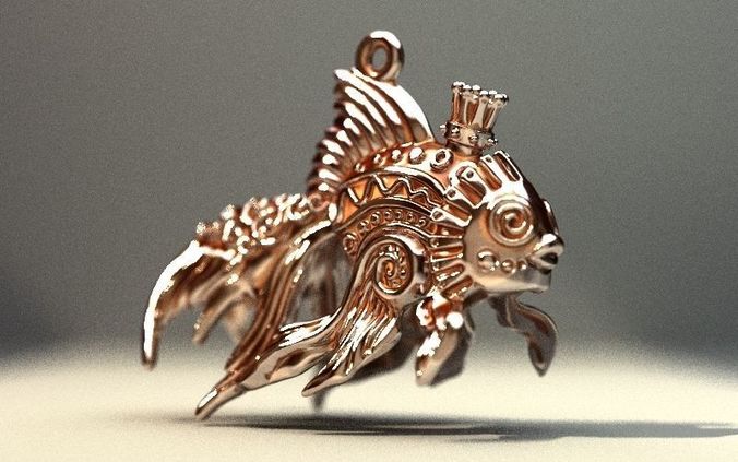 Goldfish 3D model 3D printable | CGTrader