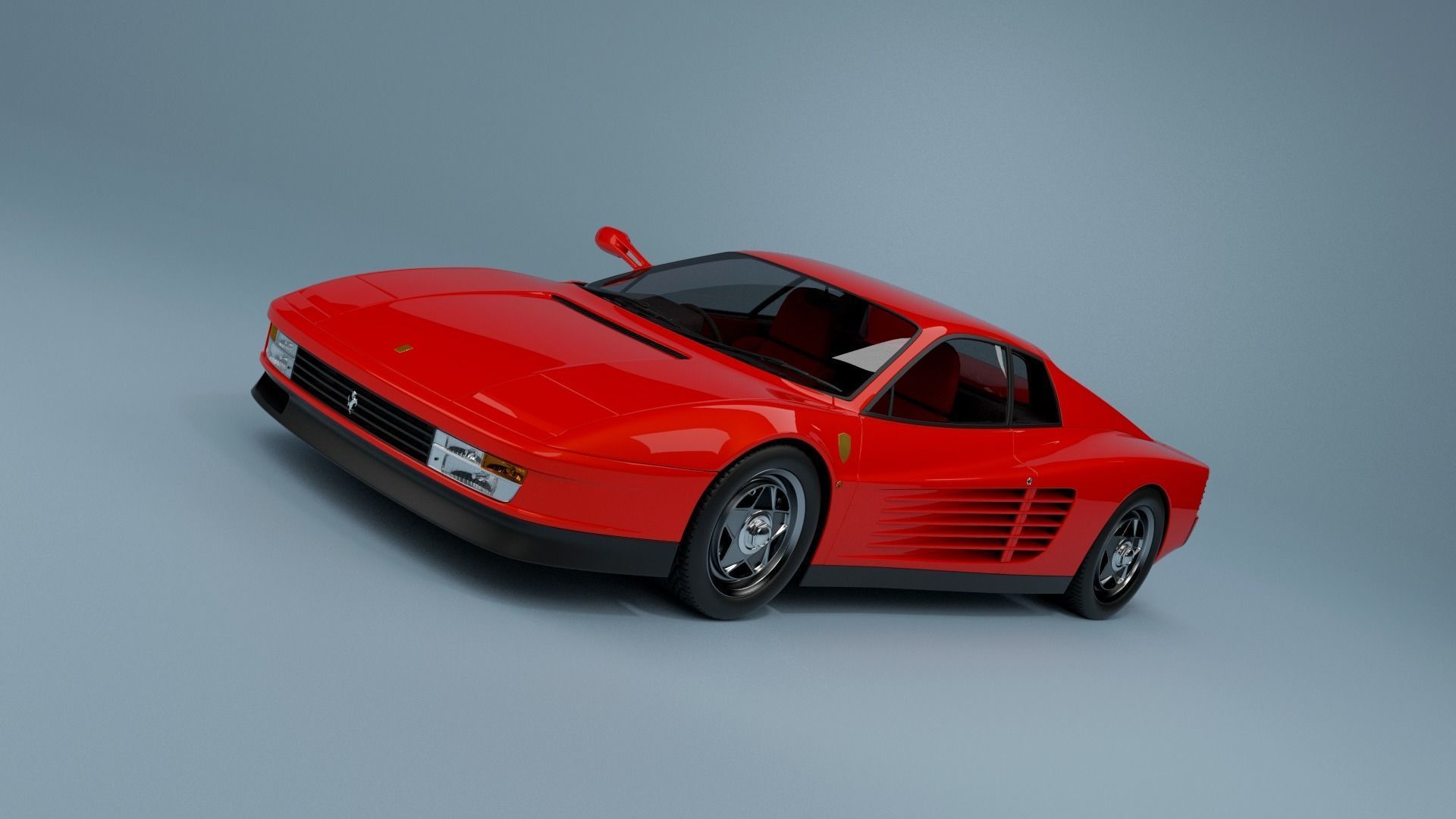 Ferrari Testarossa 3D model | CGTrader