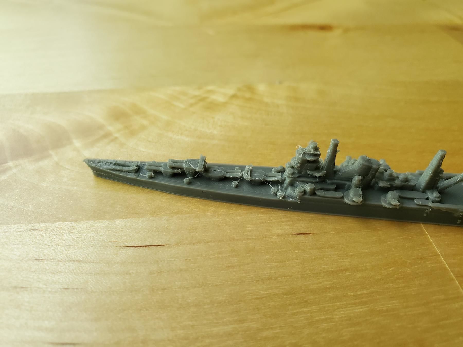 Japanese Tone Class Cruiser Warship 3D model 3D printable | CGTrader