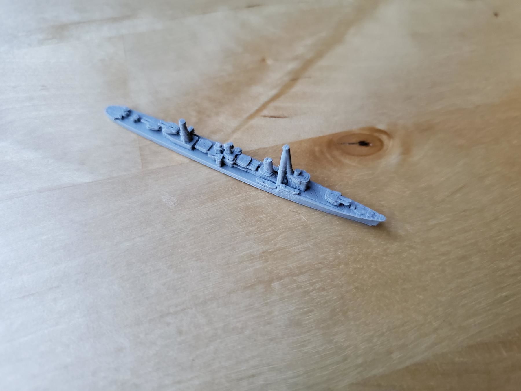 Japanese Asashio Class Destroyer Warship 3D model 3D printable | CGTrader