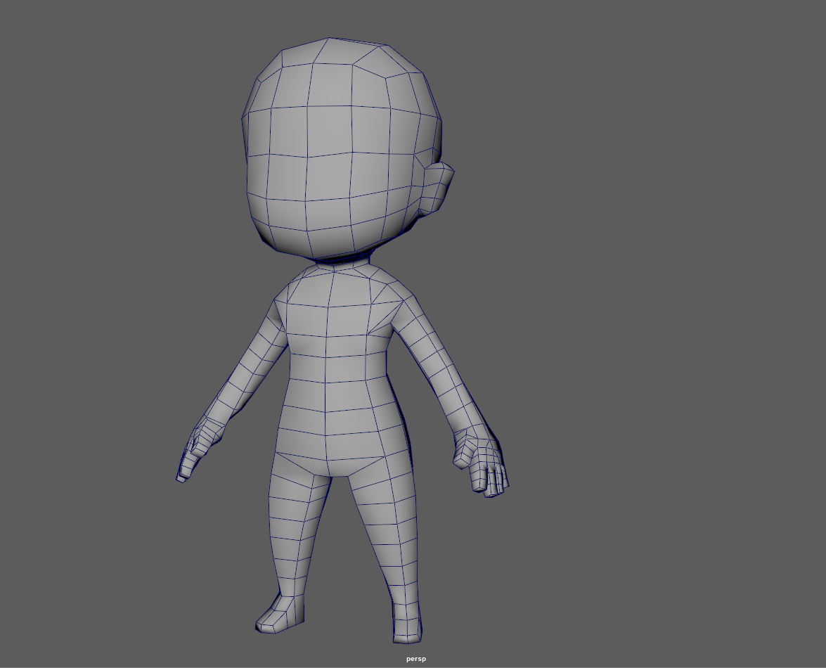 3D model Base Chibi lowpoly highpoly VR / AR / low-poly | CGTrader