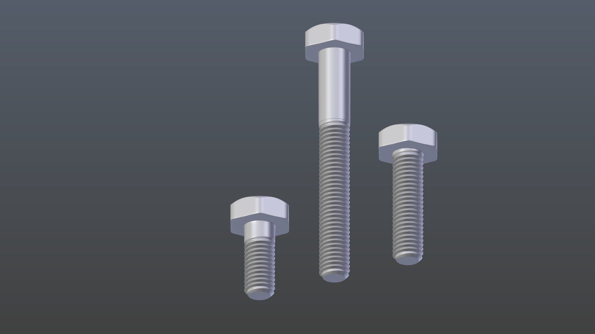 Bolts 3D model | CGTrader