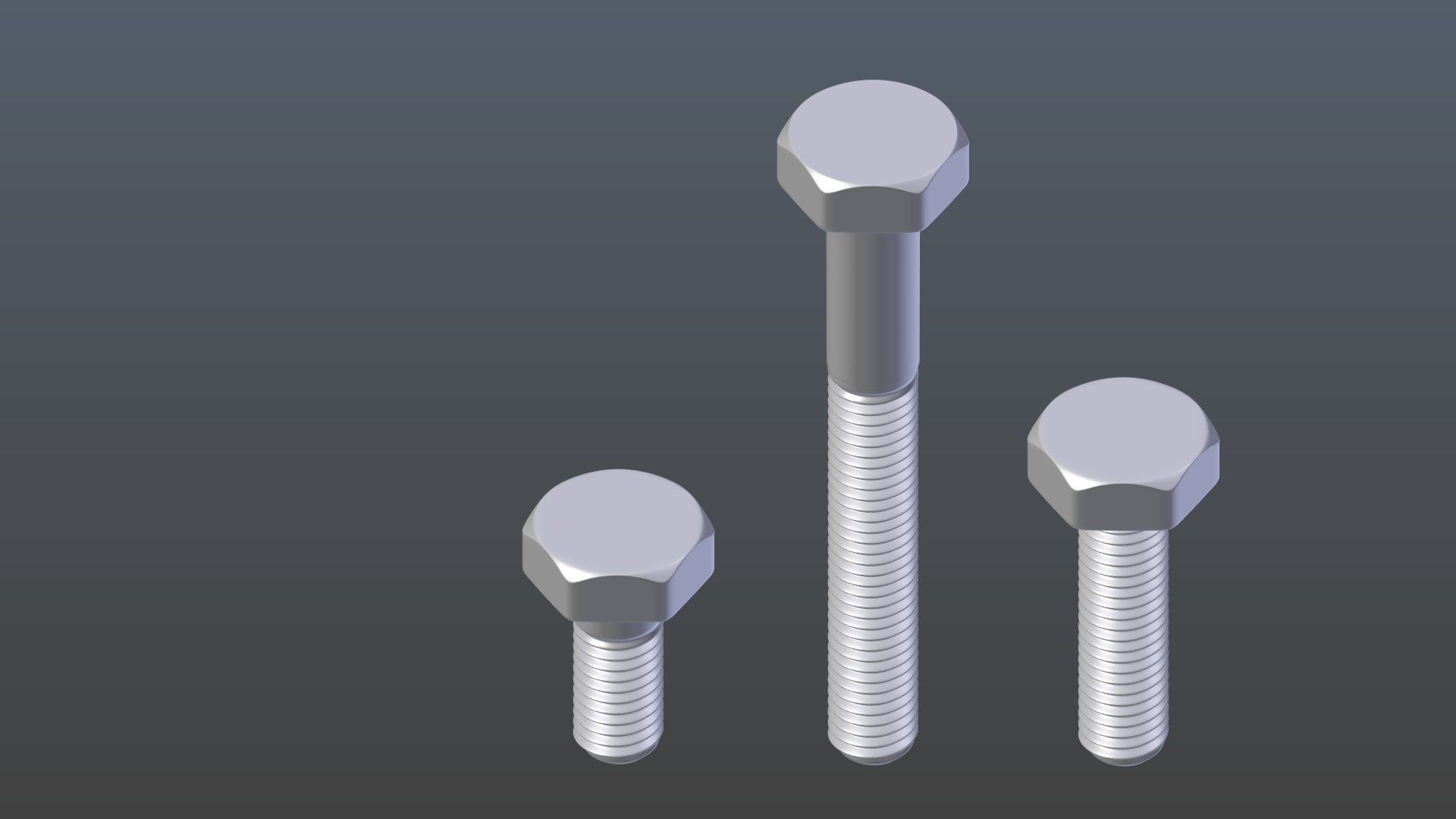Bolts 3D model | CGTrader