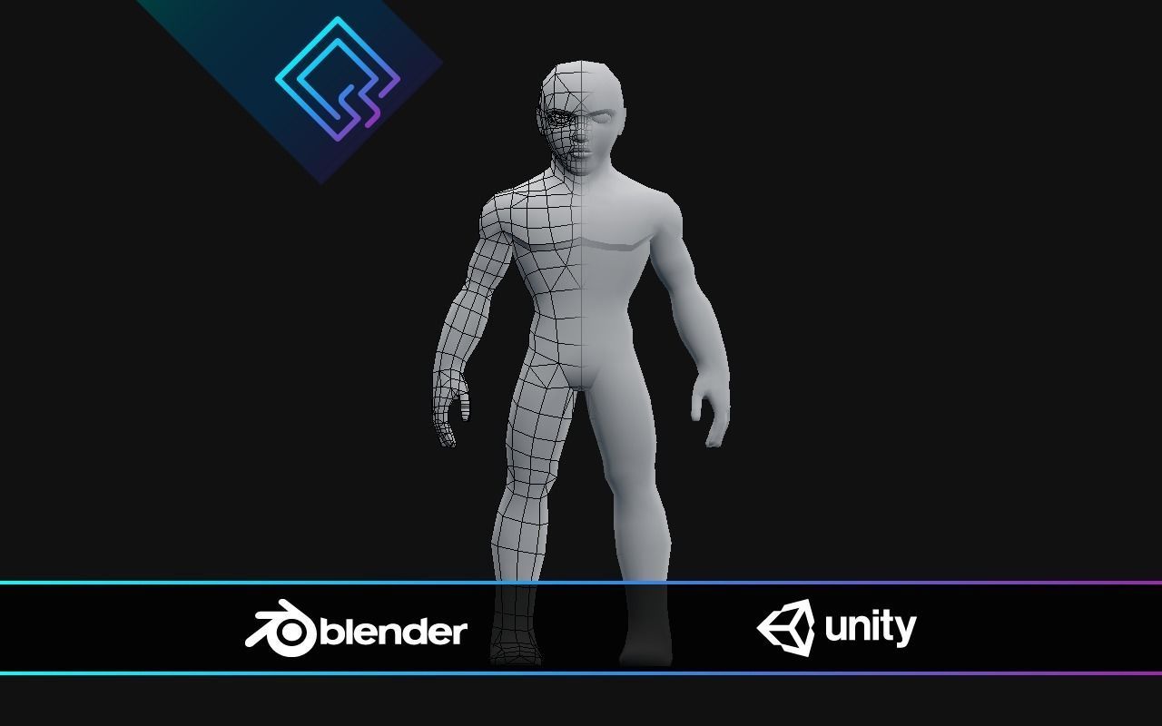 3D model Stylized Male Base Mesh VR / AR / low-poly rigged | CGTrader