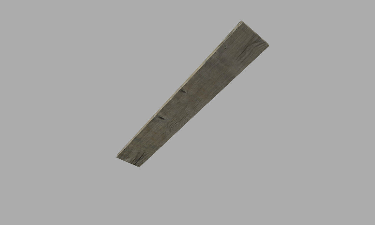 3D model low poly wood plank VR / AR / low-poly | CGTrader