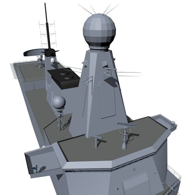 Guided Missile Destroyer 3D model | CGTrader
