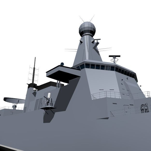 Guided Missile Destroyer 3D model | CGTrader
