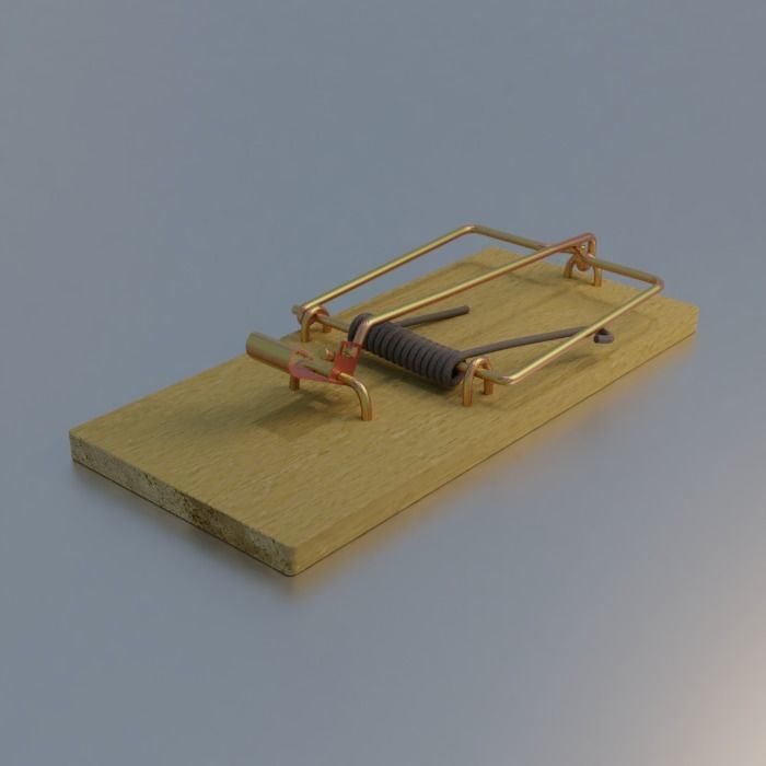 Mouse trap 3D model | CGTrader