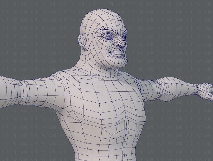 3D model Base mesh man character V07 VR / AR / low-poly | CGTrader