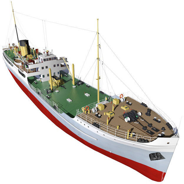 Merchant Ship 3D model | CGTrader