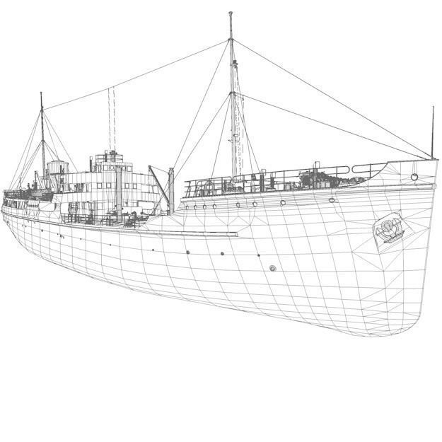 Merchant Ship 3D model | CGTrader