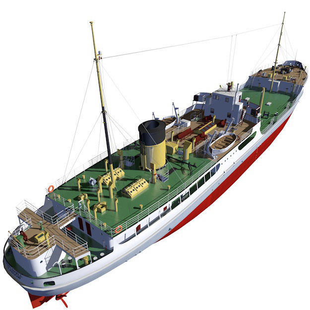 Merchant Ship 3D model | CGTrader