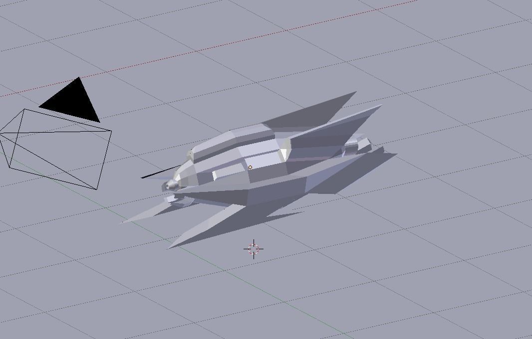 3D model Alien Spaceship Laser Beam 3D Model VR / AR / low-poly | CGTrader
