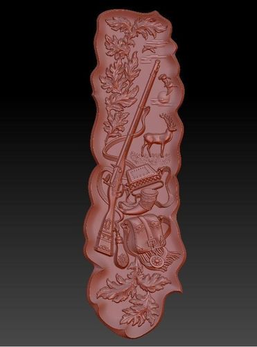 beautiful pannel - hunting 3D model 3D printable | CGTrader