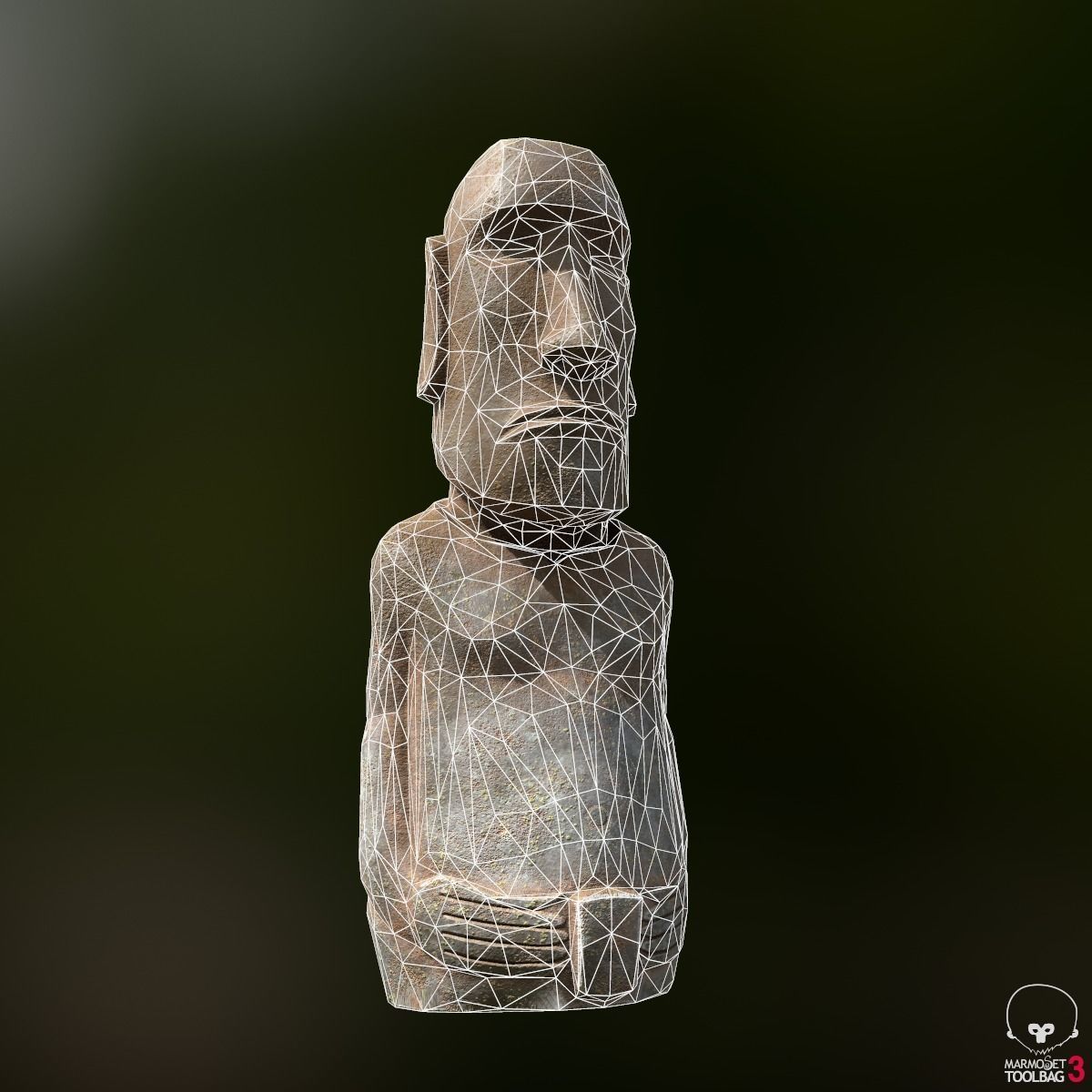 3D model Easter Island Statue VR / AR / low-poly rigged | CGTrader