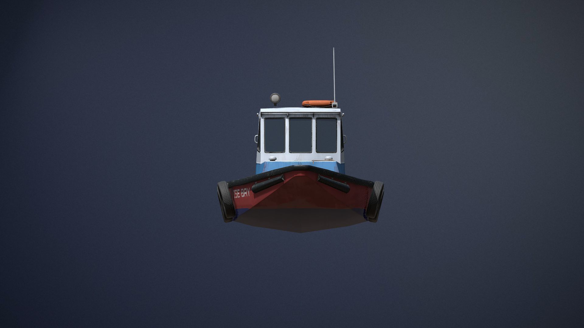 Old Harbour Boat game-ready asset free VR / AR / low-poly 3D model ...