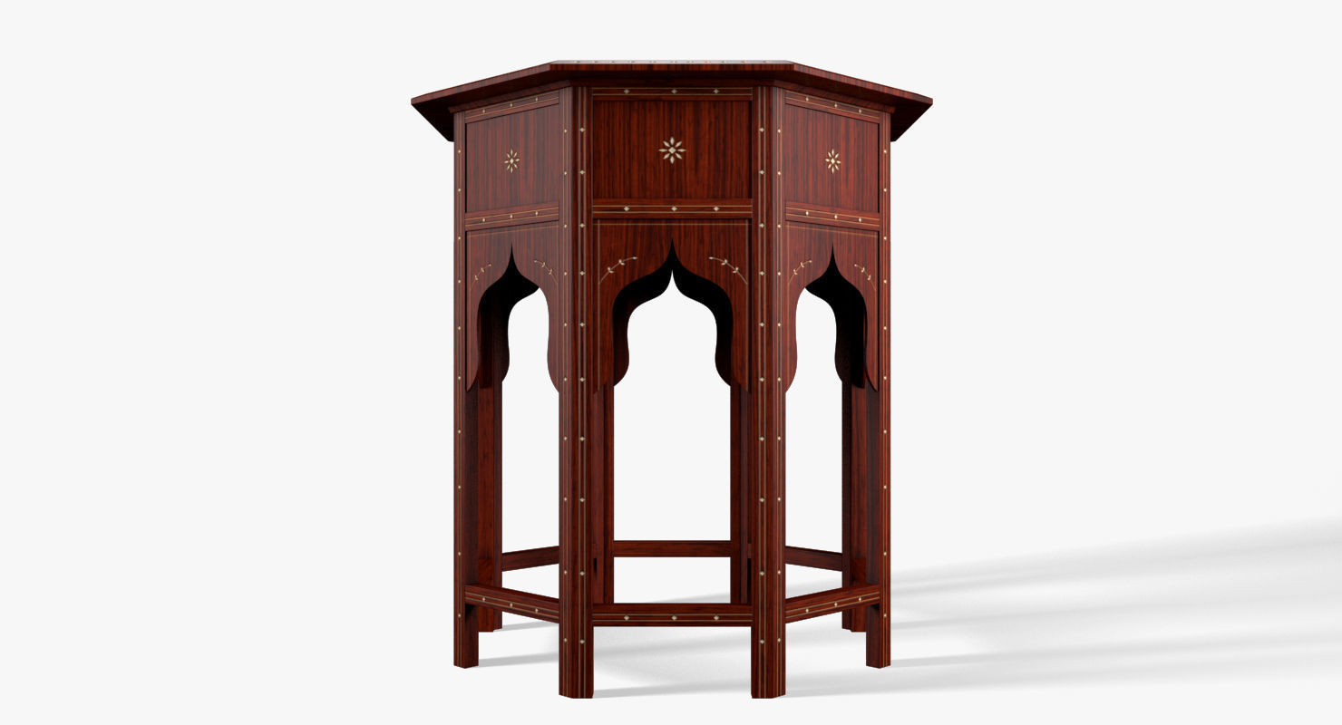 Moroccan Table 3D model | CGTrader