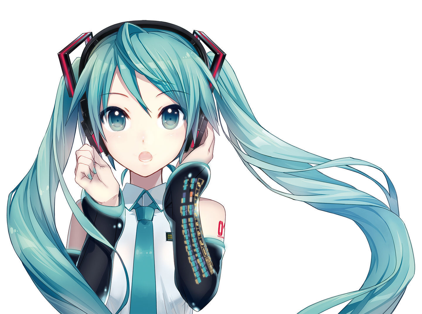 Hatsune Miku VOCALOID 3D model rigged | CGTrader