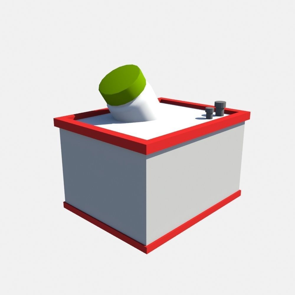 low poly drug store 3D model | CGTrader