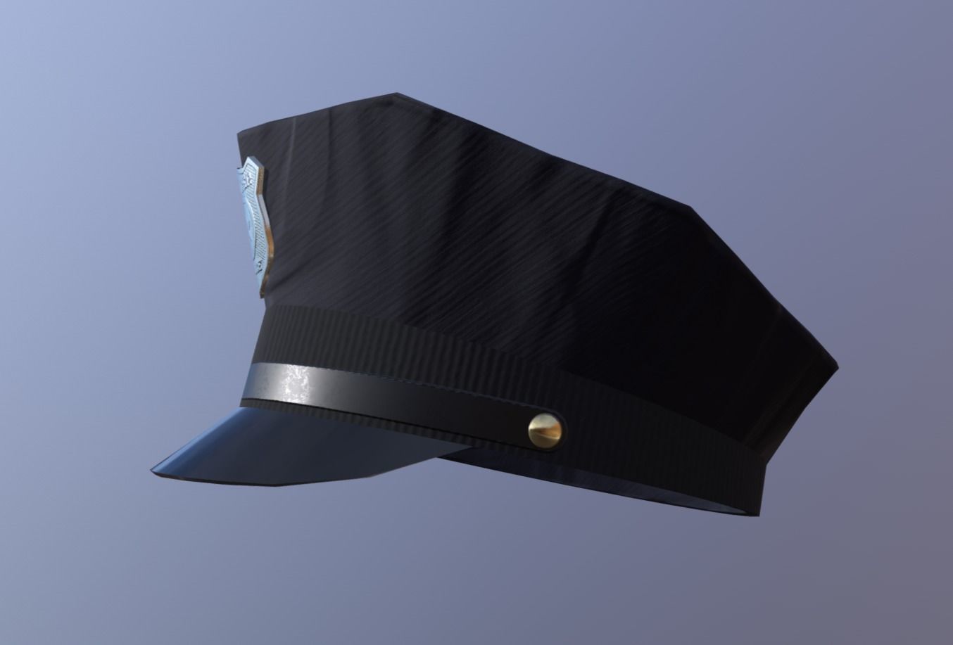 3D model Police Cap VR / AR / low-poly | CGTrader
